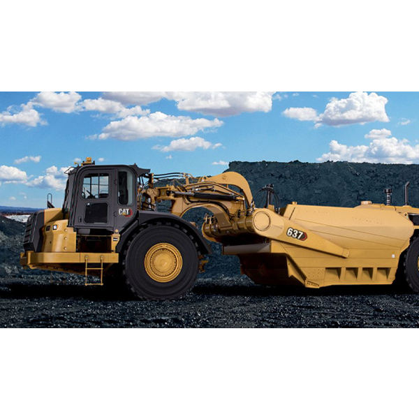 Cat Wheel Tractor Scrapers Coal Bucket Scrapers 637 with Diesel Engine C9.3 – blshdiesel