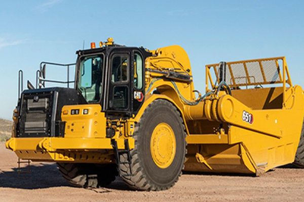 Cat Wheel Tractor-Scrapers Open Bowl Scrapers 651 with Diesel Engine ...